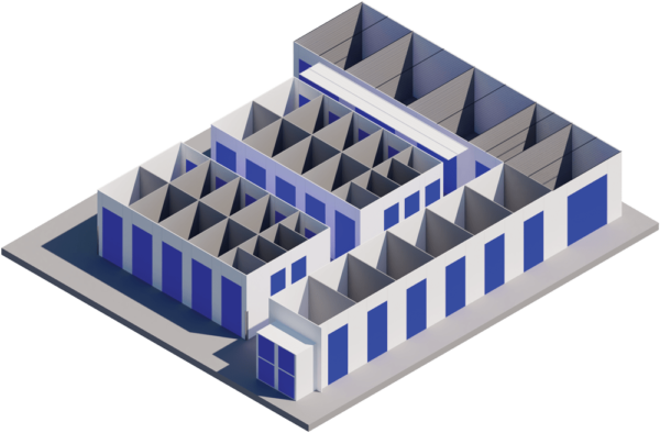 Self Storage Unit Partitions by Janus